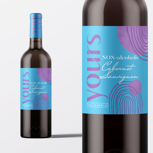 Designs | Non-Alcoholic Wine Label | Product label contest