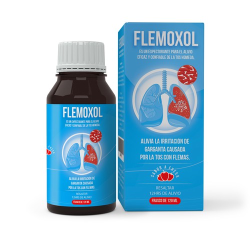 Llamativo empaque para FLEMOXOL | Verpackungen Wettbewerb
