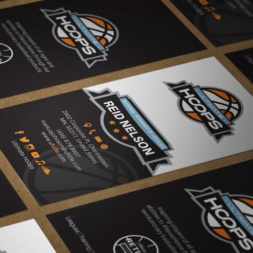 Designs | Love Basketball? Create a business card for a fast-growing ...