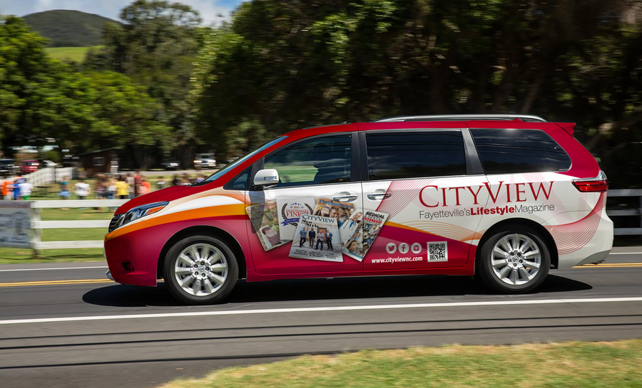 Vehicle wrap for magazine publisher | Car, truck or van wrap contest