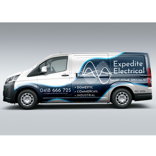 Designs | Electrician Toyota Hiace 2019 Van Wrap Design | Car, truck or ...
