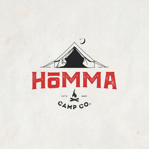 Homma Camp Co. : Vintage + Classic Camp-Inspired Logo | Logo design contest