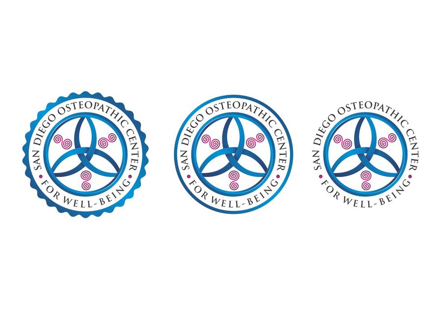 Create an integrative healing logo for San Diego Osteopathic Center for ...