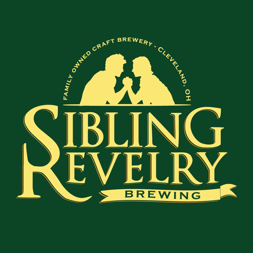 New Craft Brewery logo illustrating Sibling Revelry & Rivalry | Logo ...