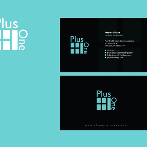 Designs | GUARANTEED - New Business Card and Letterhead for Plus One ...