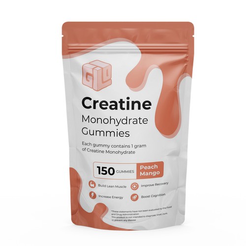 Designs | Bag Design for Creatine Monohydrate Gummy brand | Product ...