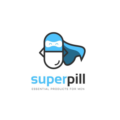 SuperLogo for SuperPill | Logo design contest