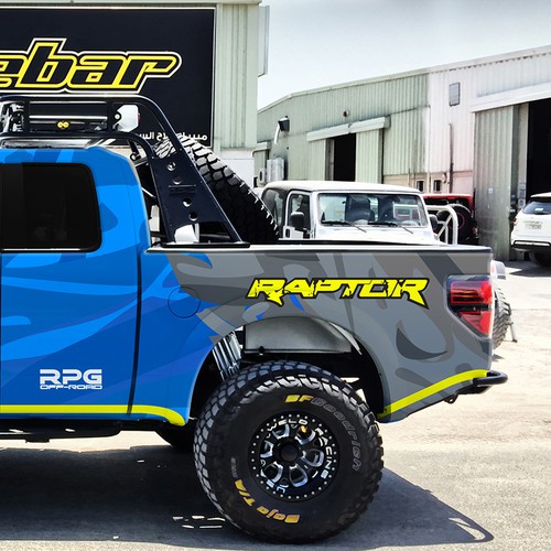 Design an awesome Car Wrap for a Ford Raptor | Car, truck or van wrap ...