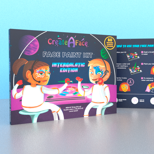 Designs | Minimalistic Thematic Box design for a face painting products ...