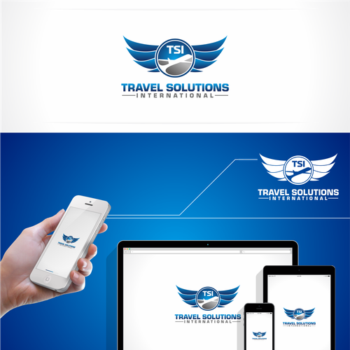 Create a professional/fresh/strong logo for a corporate travel ...