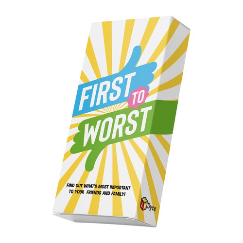 Designs | PARTY GAME: First to Worst | Product packaging contest