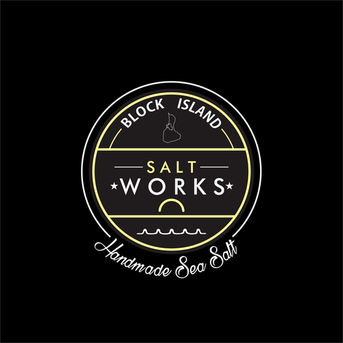 Create a logo for artisanal handmade Sea Salt off the New England Coast ...