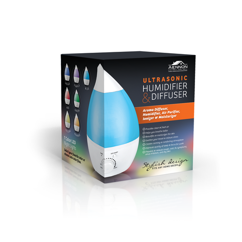 Create A **Ultrasonic Humidifier** Packaging Design To Be Seen All ...