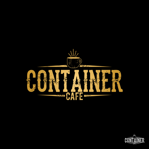 Create a branding package for a converted shipping container cafe ...