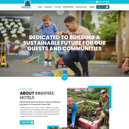 Designs | Design tech forward hotel management website for eco ...