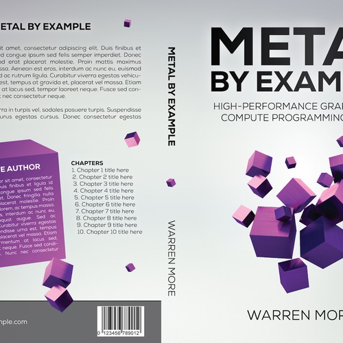 Simple, engaging, geometric cover for book on 3D computer graphics ...