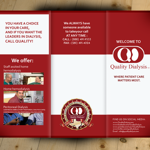 Healthcare: Dialysis | Brochure contest