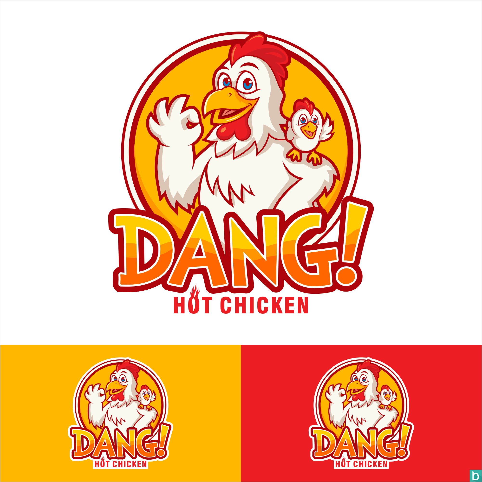 Chicken Cartoon Logos - Free Chicken Cartoon Logo Ideas, Design & Templates