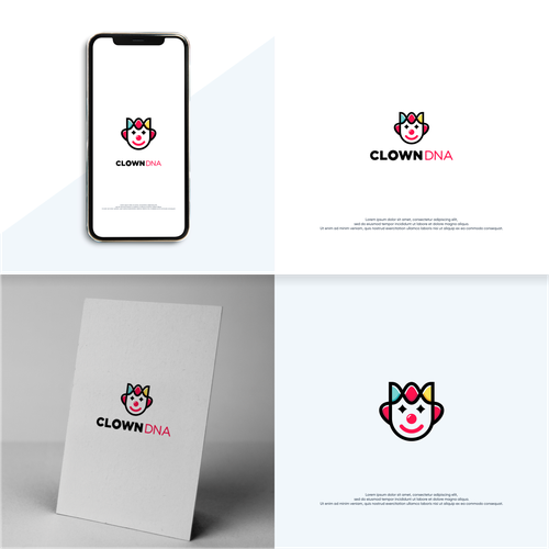 Designs | Craft the Whimsical Identity of Clown DNA: Where Fun is in ...
