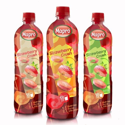 Mapro bottle design | Product packaging contest