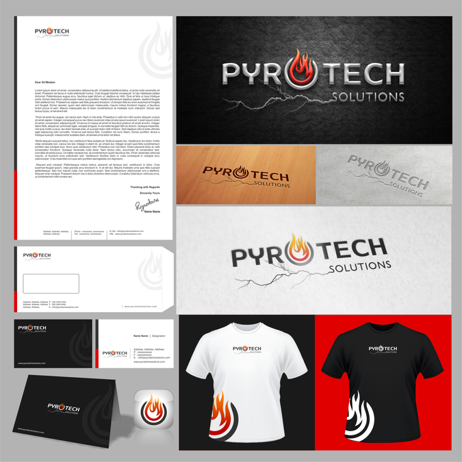 Top Logo Design for Pyrotech Solutions Software Development Company ...