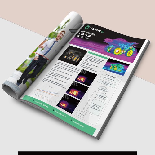 Designs | Single page print ad for mining technology product | Postcard ...