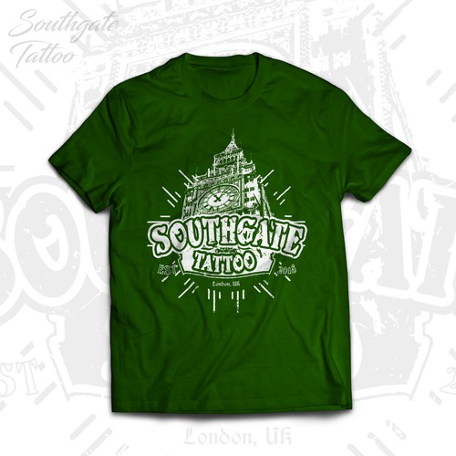 Vintage Shirt Design For Tattoo Shop | T-shirt contest