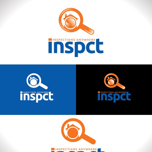 Create for us a modern "inspection" logo for Inspct, the "Inspections ...
