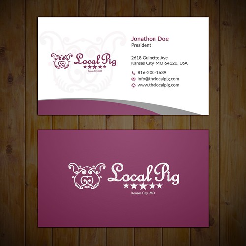Local Butcher Shop - Business Card | Business card contest