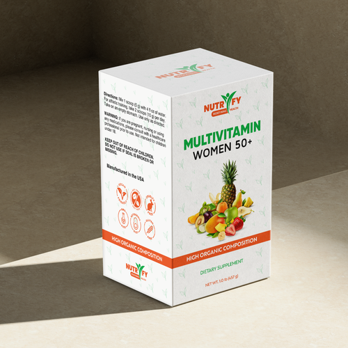 Designs | Design a premium packaging for Multivitamin for women 50 ...