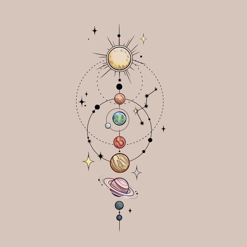 Solar System Drawing Tumblr