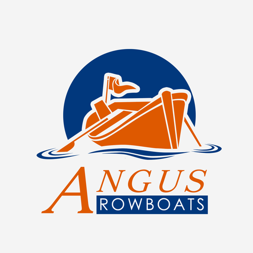 Create a boating logo for Angus Rowboats, seller of boat kits & plans ...