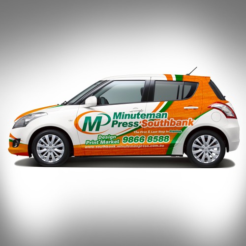 Designs | White Suzuki Swift Wrap | Car, truck or van wrap contest