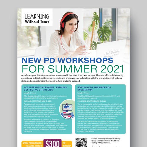 Designs | LWT Two Hour Workshop Flyer for Sales | Postcard, flyer or ...