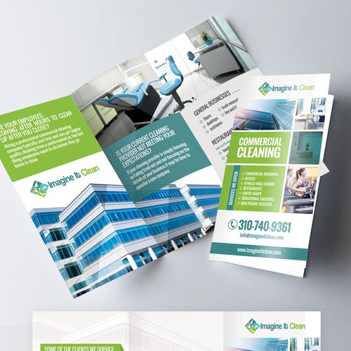 Design a Professional and Attractive Brochure for Cleaning Business ...