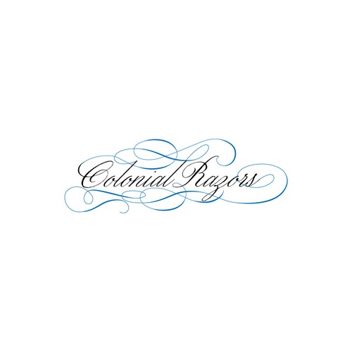 Colonial Razors needs help with 18th century inspired logo | Logo ...