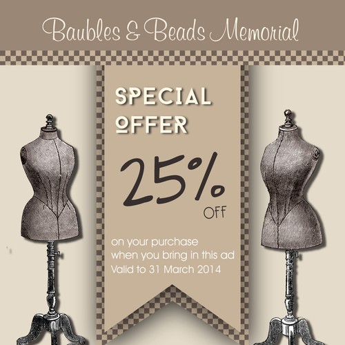 Create ad for a high fashion resale shop | Postcard, flyer or print contest