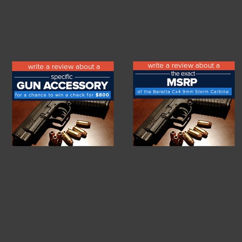 Design Gun Related Banner | Banner ad contest