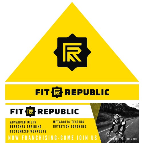 Fit Republic - tent marketing design for sports nutrition company ...