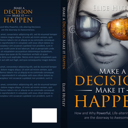 Make a Decision, Make it Happen! Book Cover Design!! | Book cover contest