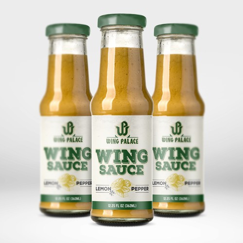 Design eye catching Lemon Pepper Sauce bottle Label | Product label contest