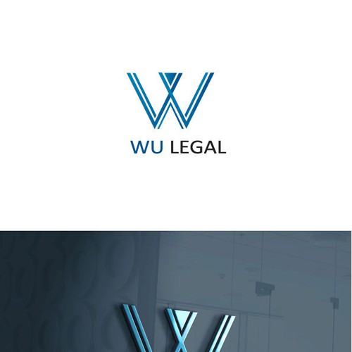 Create a professional, modern logo for my law firm “Wu Legal”. | Logo ...
