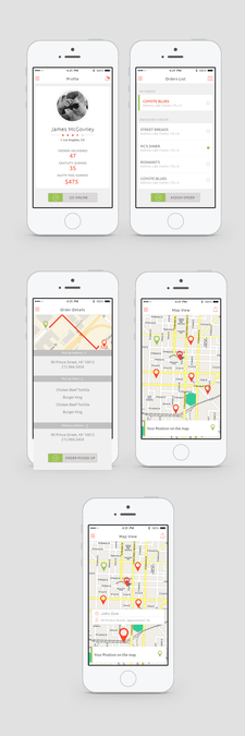 Waitr Drivers App | App design contest
