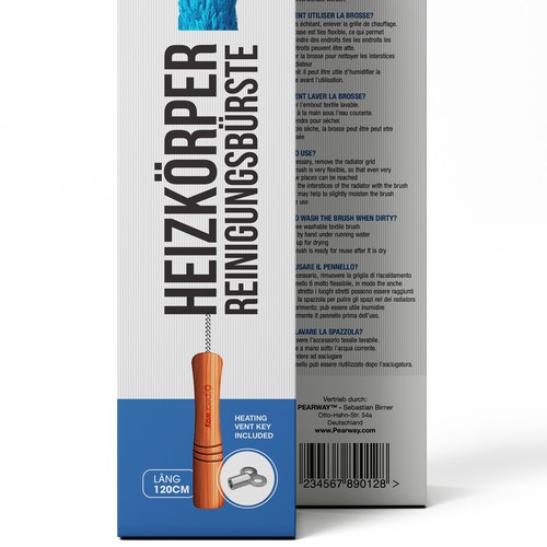 Designs | WANTED: Excellent Packaging design for a radiator brush ...