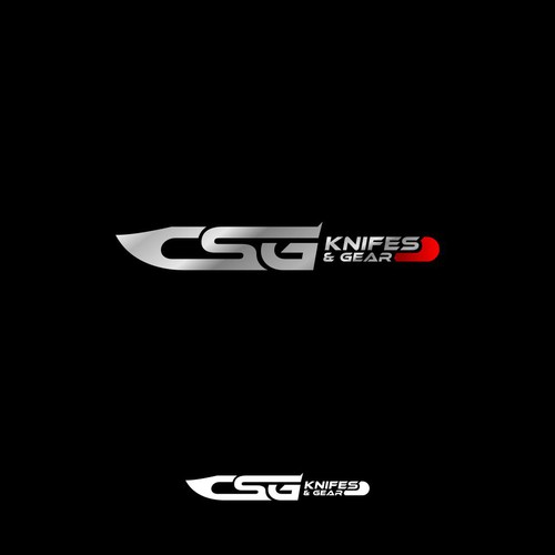Create a clean cut logo for CSG Knives and Gear | Logo design contest