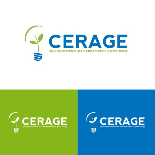 Create a concept logo design for a green energy innovation center ...