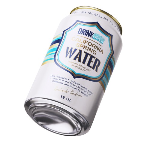 Designs | Can Water Beverage Can Design | Product packaging contest