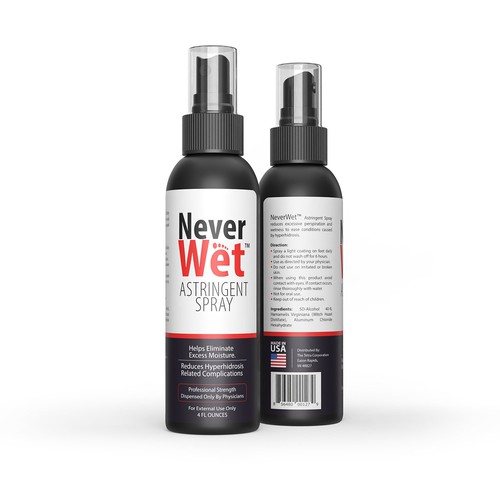 Designs | Design NeverWet product label | Product label contest