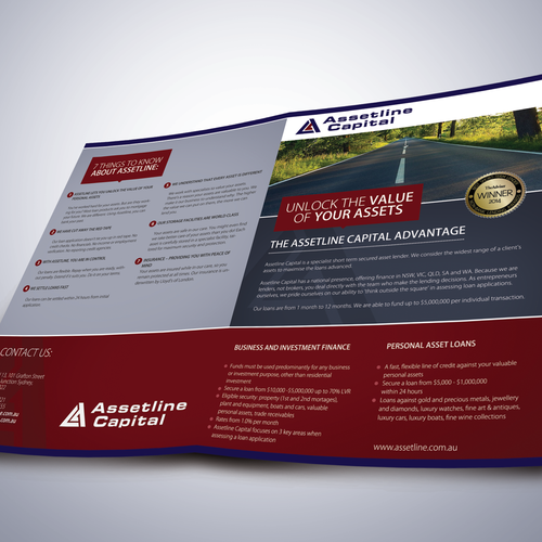 Designs | Design a brochure for award-winning lender, Assetline Capital ...