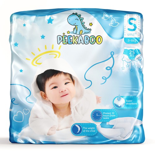 Designs | Packaging design for baby diapers. Other designs sizes will ...